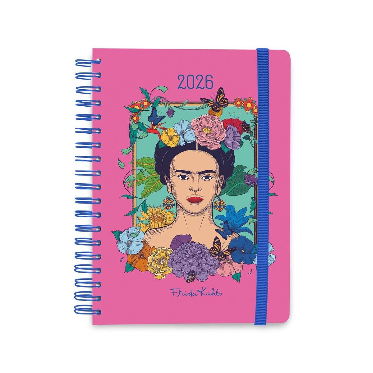 Agenda Anual 26 Semana Vista Frida Kahlo