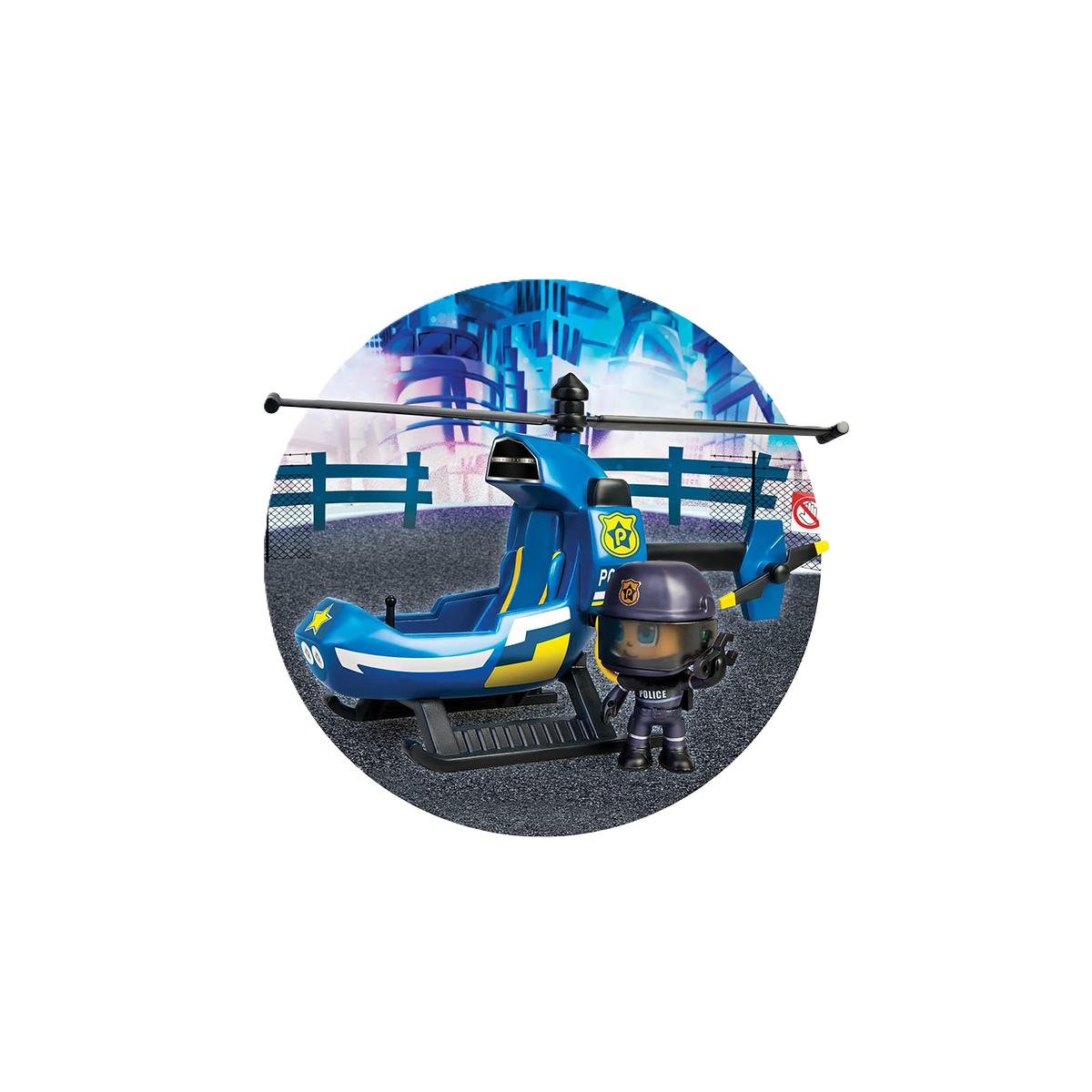 PinyPon Action Police Mini Helicóptero