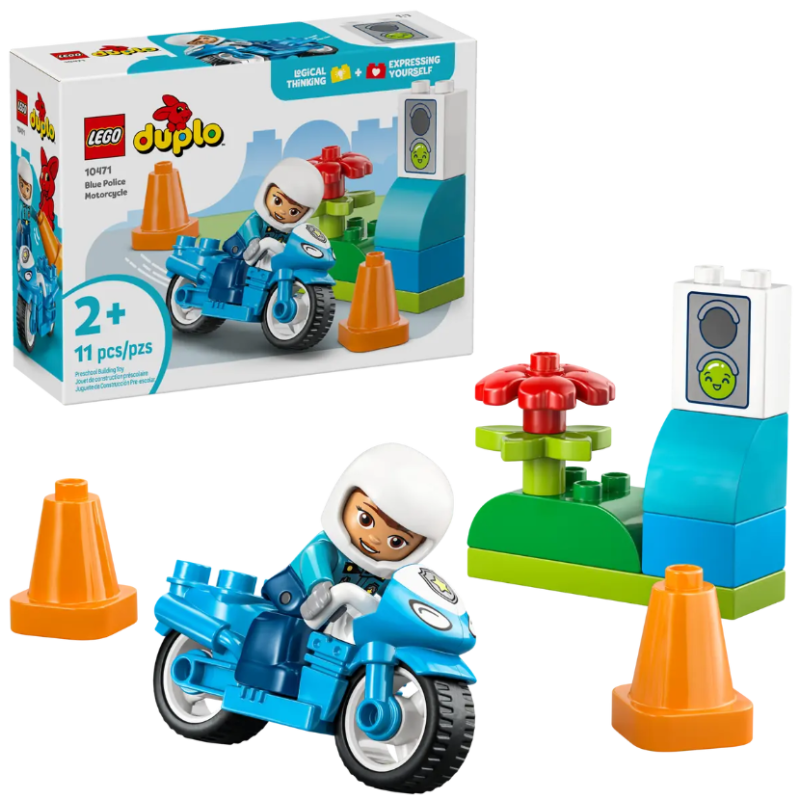 LEGO Moto De Policía Azul V29 10471