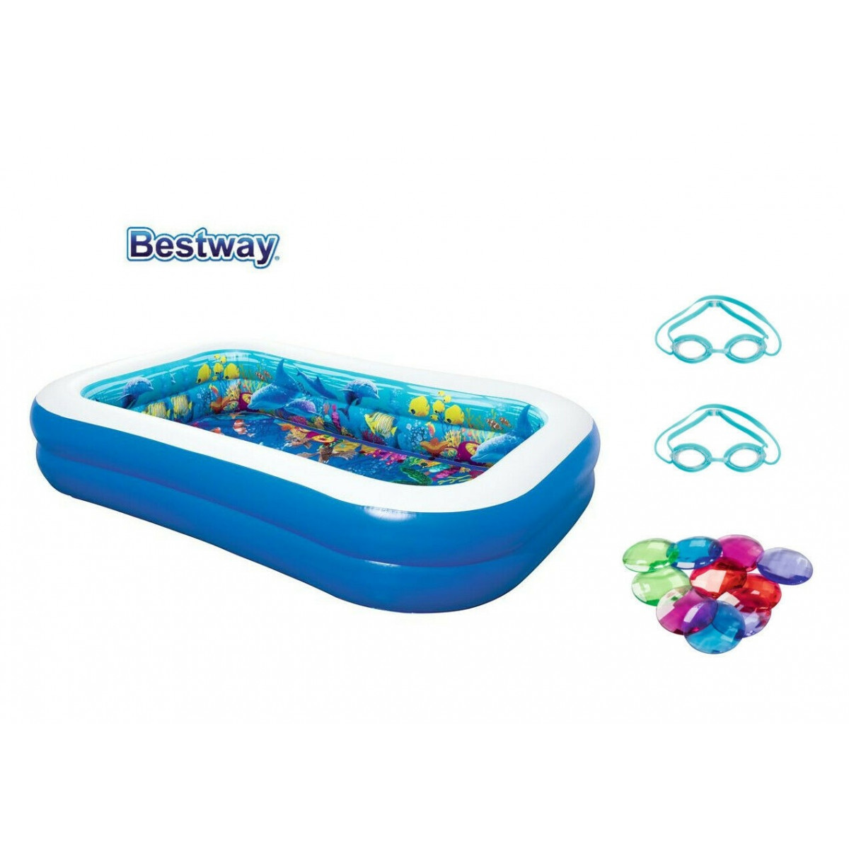 PISCINA INFLABLE AVENTUA 3D BAJO EL AGUA