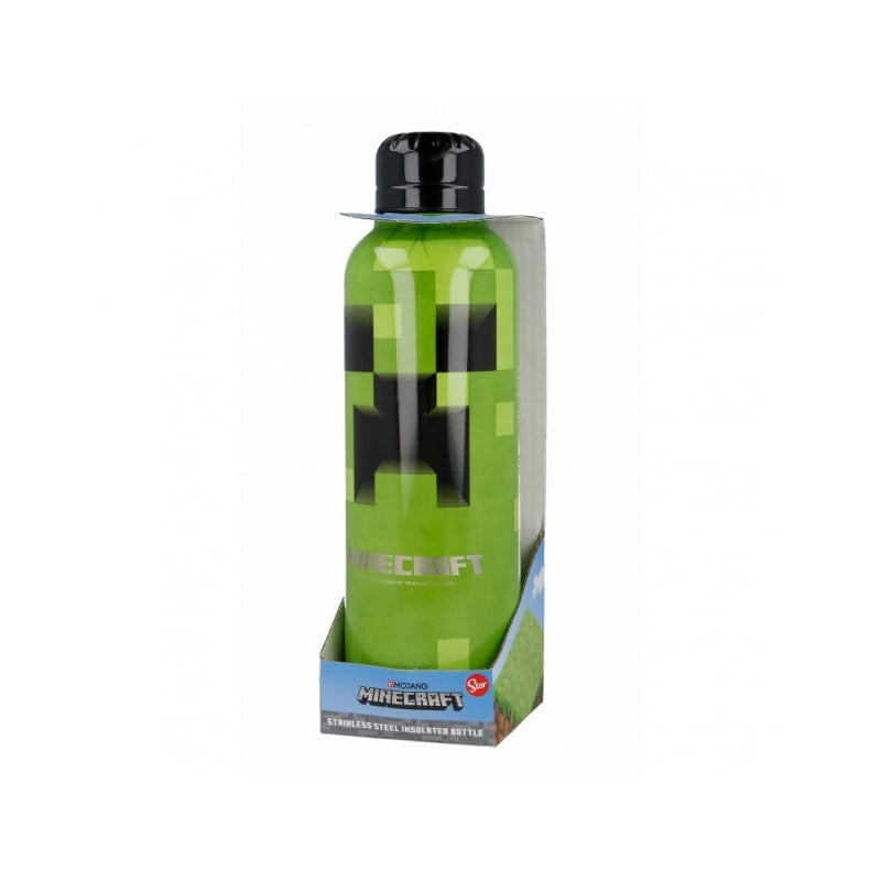 BOTELLA TERMO INOX MINECRAFT 515 ML