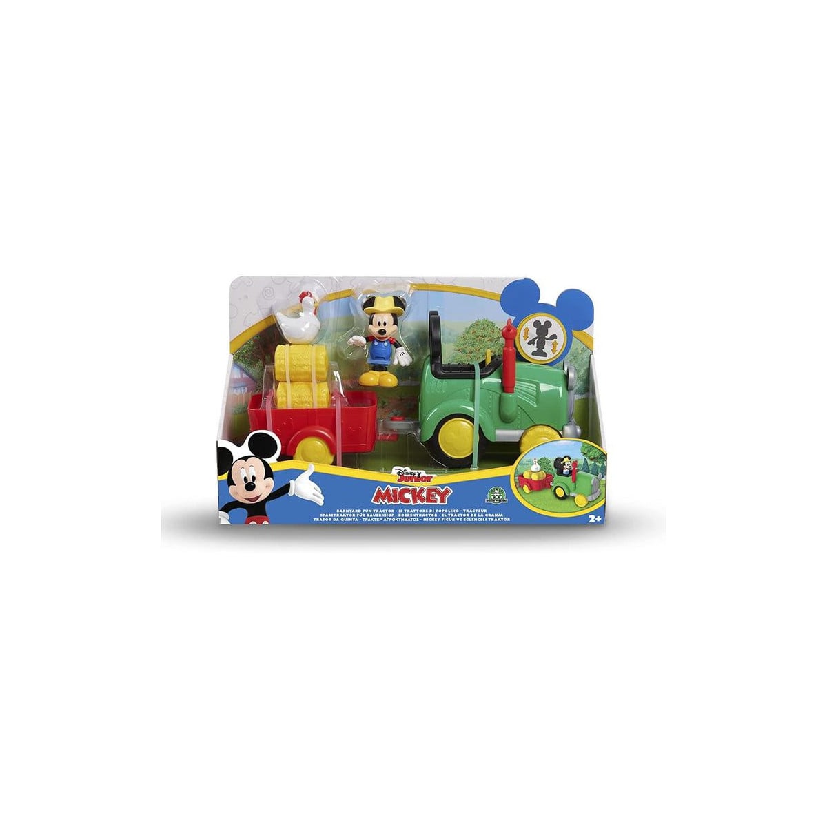 Mickey Tractor Con Figuras